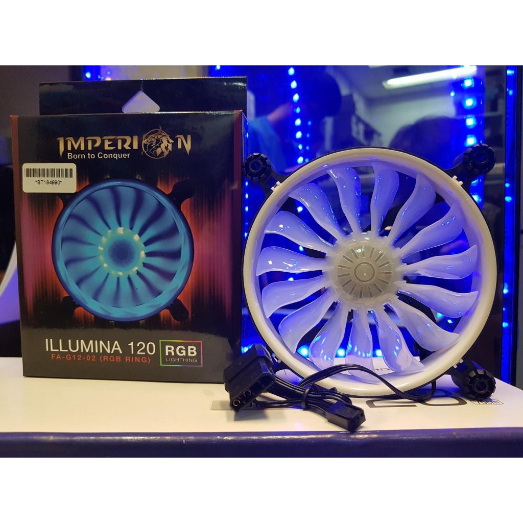 Illuminate Imperion Casing Fan 120 RGB Ring Auto Color Changing ...