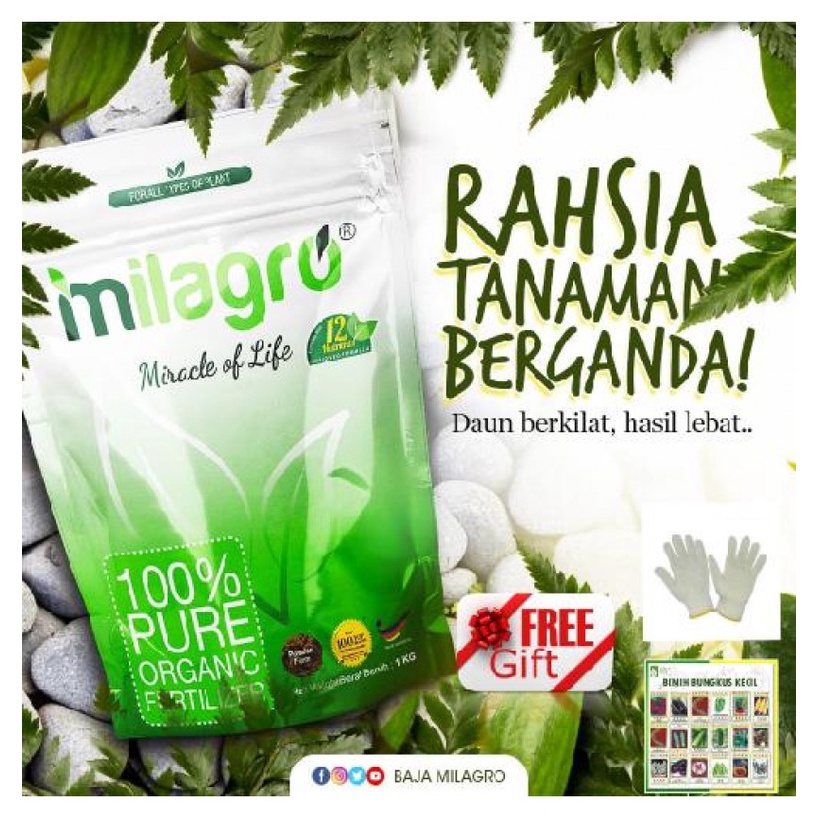 MILAGROW BAJA ORGANIK DAN BOOSTER TANAMAN MILAGRO | Shopee Malaysia