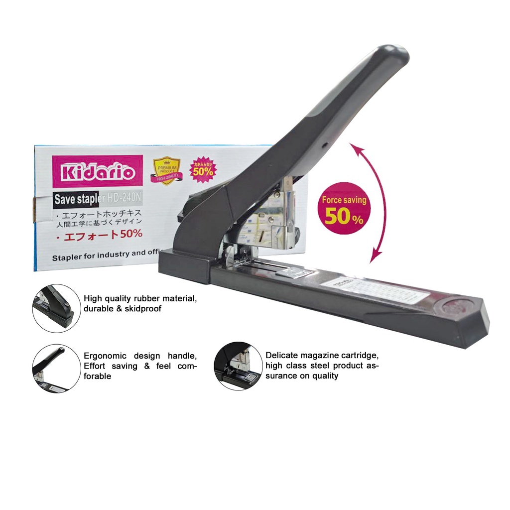 Kidario Heavy Duty Stapler (HD-240N) | Shopee Malaysia