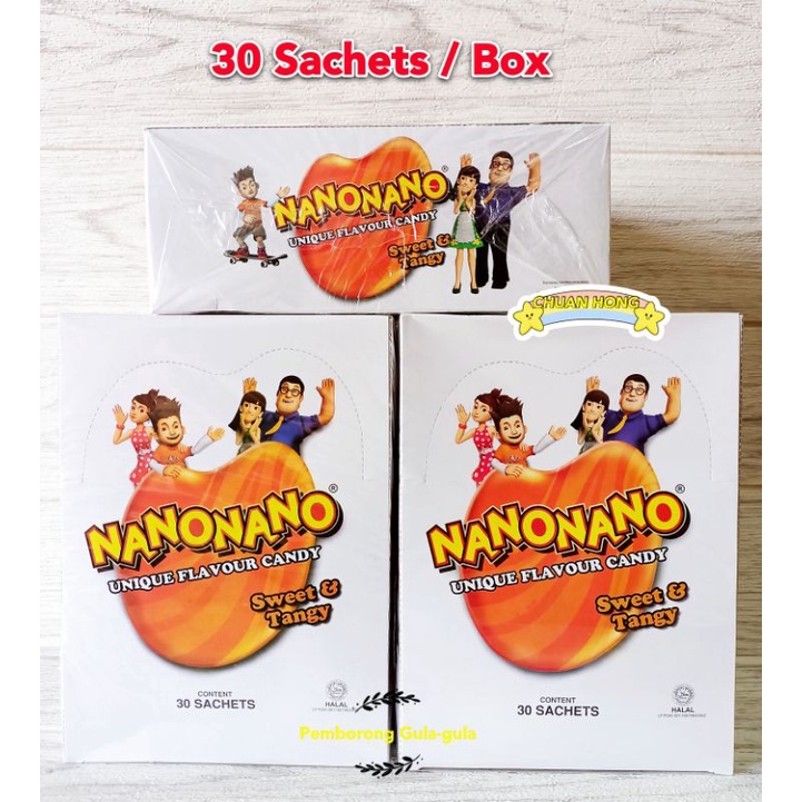 NanoNano Unique Flavour Candy 30 Sachets / Box | Shopee Malaysia