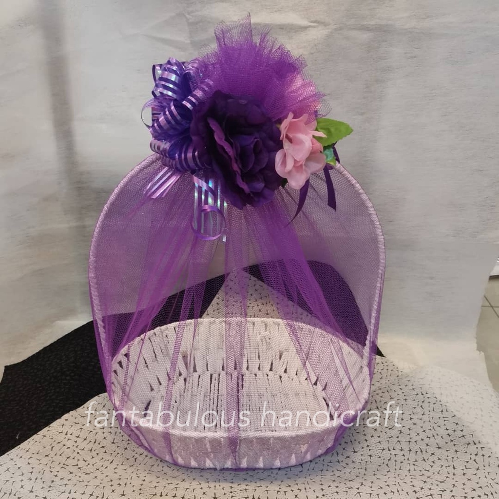 Bakul Hamper Bakul Hantaran Siap Hias Bakul Siap Balut Net | Shopee ...