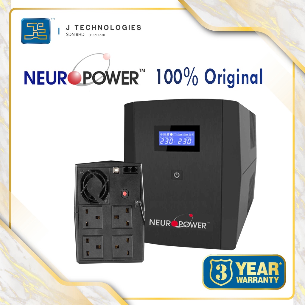 Neuropower City Series Line Interactive UPS 800VA - 1200VA | Shopee ...