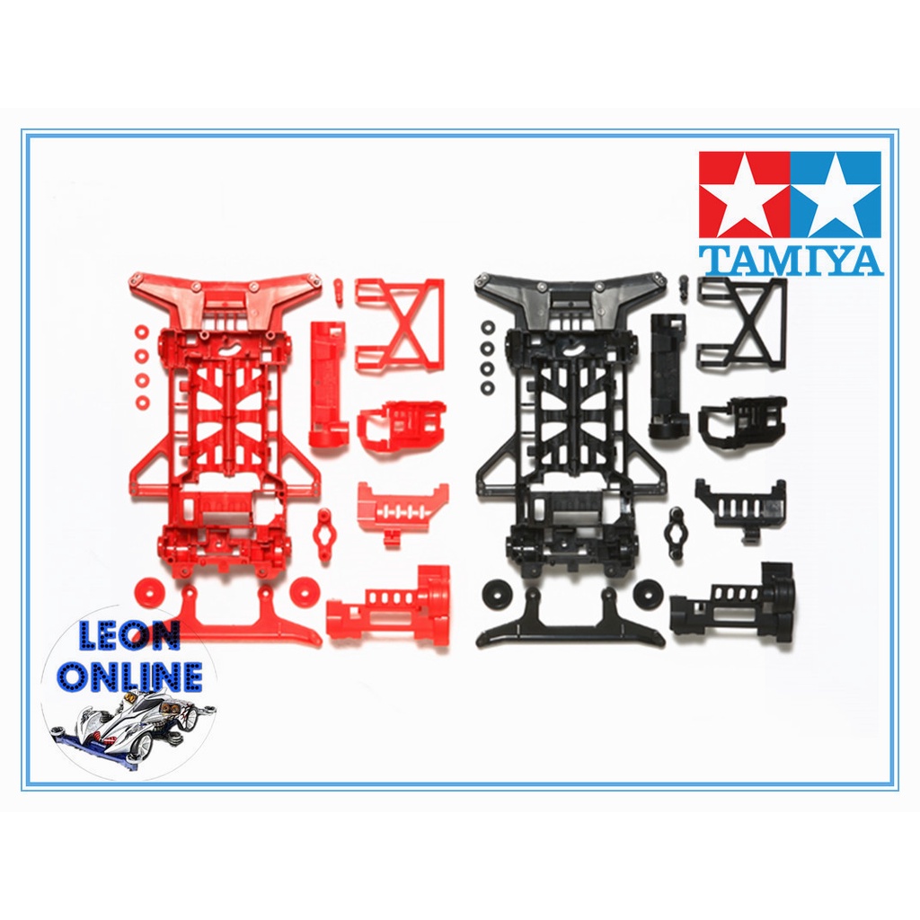 Tamiya 95242 Super X Reinforced Chassis Set (Red/Black) | Shopee Malaysia