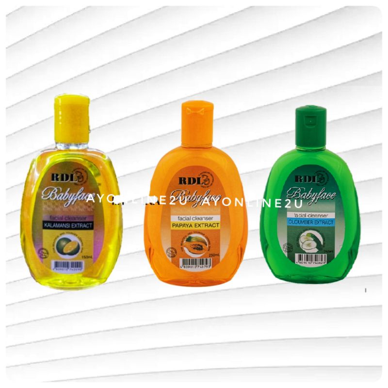 RDL Babyface Facial Cleanser Kalamansi / Papaya / Cucumber | Shopee ...