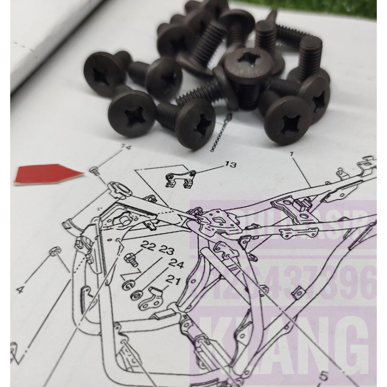 SKRU BREKET COIL PLUG RXZ (PRICE FOR 1PC) | Shopee Malaysia