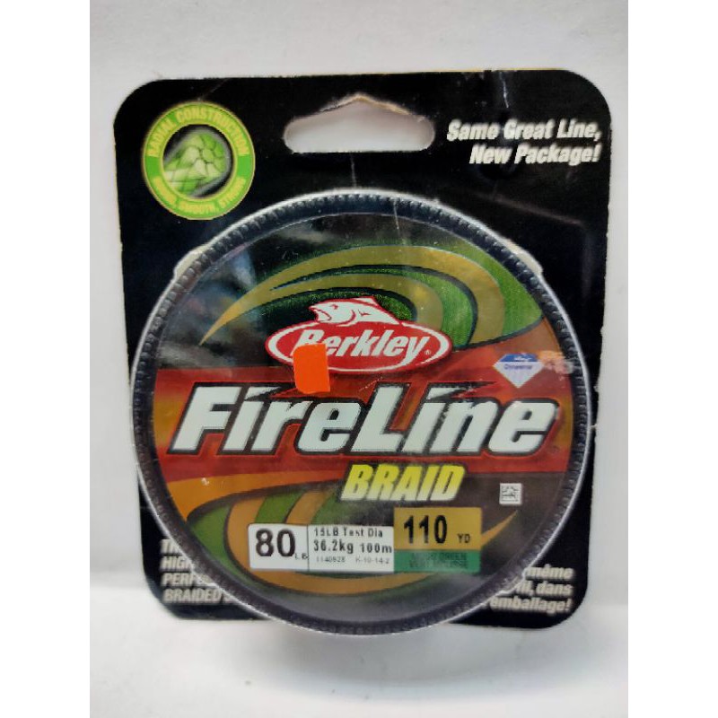 Berkley Fireline Braid 110yd(100m) | Shopee Malaysia