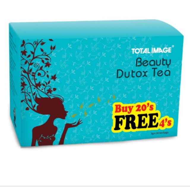 TOTAL IMAGE Beauty Dutox Tea 3g x 20's + 4's | Shopee Malaysia