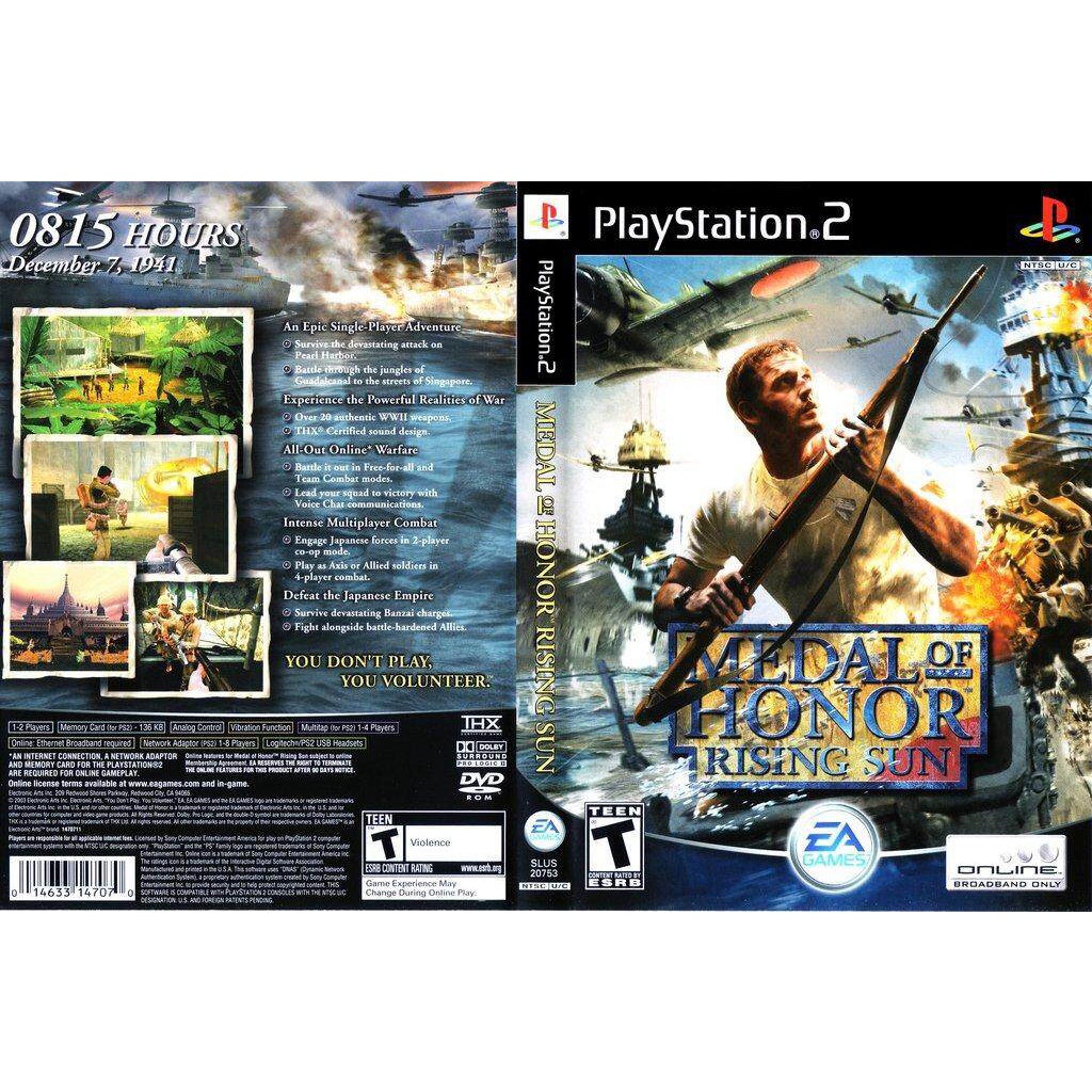 Medal Of Honor Rising Sun (CD Games PS2) | Shopee Malaysia