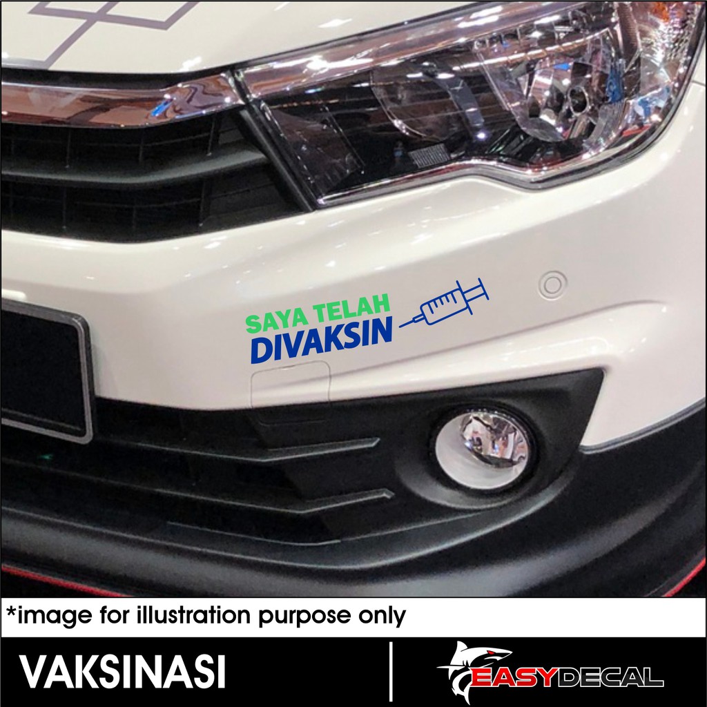 SAYA TELAH DI VAKSIN STICKER / STICKER KERETA / VAKSIN STICKER !!!!1 ...