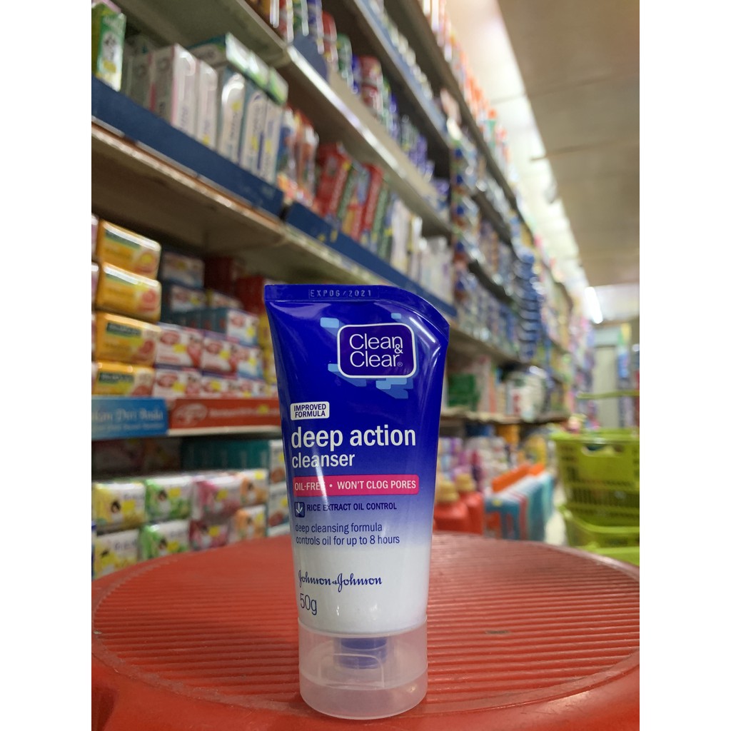 Clean & Clear Deep Action Cleanser (50g) | Shopee Malaysia