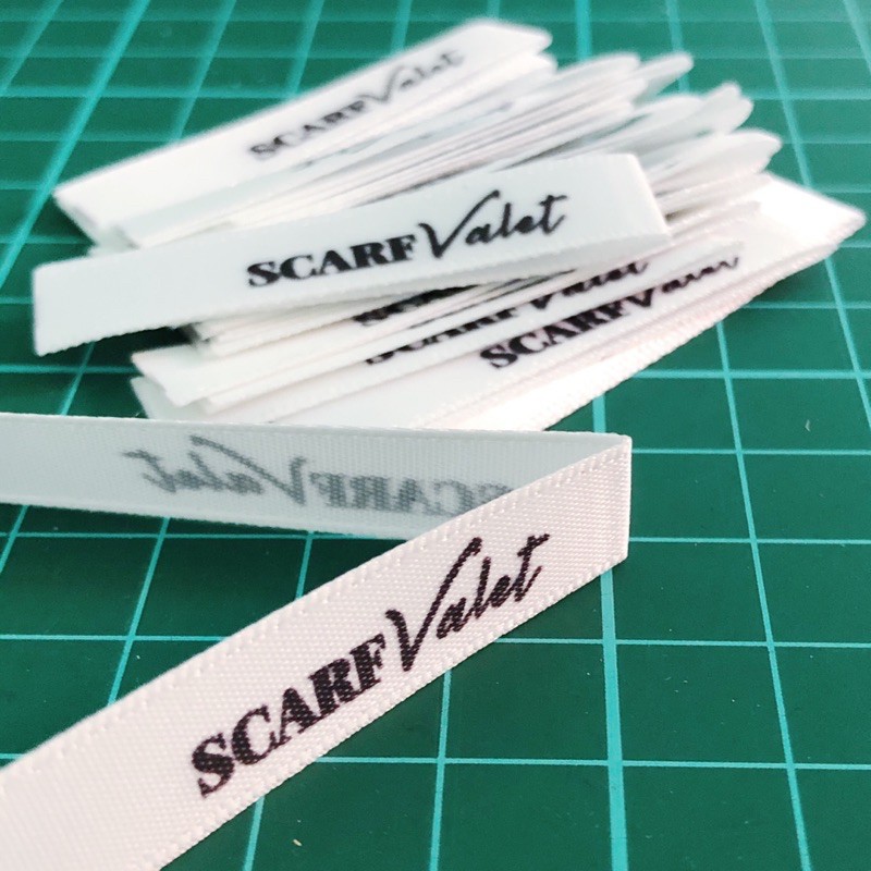 LABEL SATIN PRINTED & LABEL COTTON (Label untuk Tudung, Scarf, Baju ...