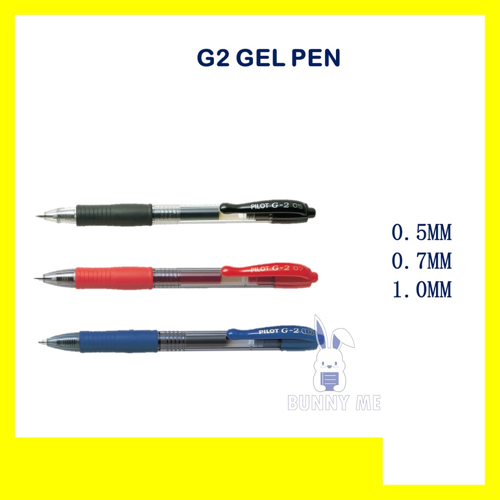 PILOT G2 | G3 RETRACTABLE GEL PEN 0.5MM / 0.7MM / 1.0MM | Shopee Malaysia