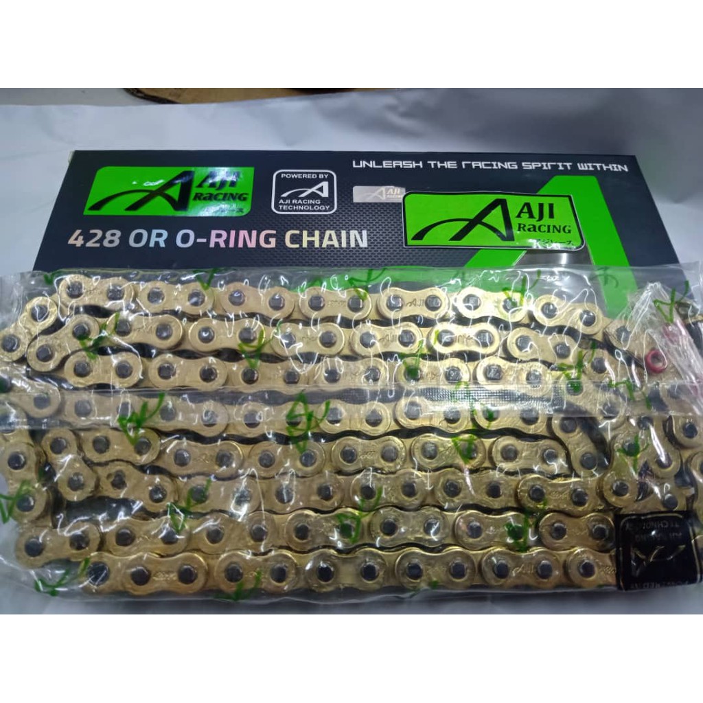 428 ORING CHAIN 132L AJI RACING 428-132L ORING CHAIN AJI | Shopee Malaysia
