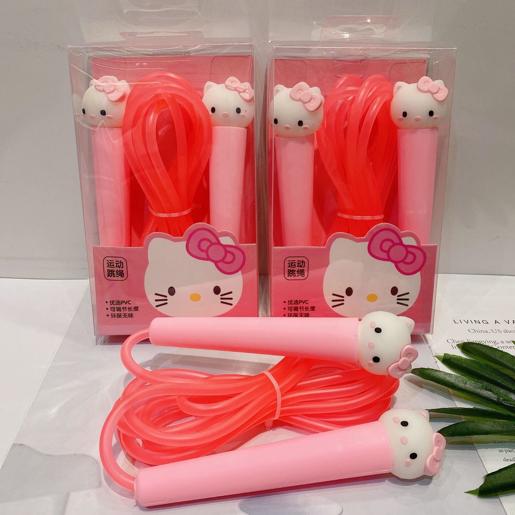Unique SKIPPING Jump Rope CHARACTER HELLO KITTY IRON MAN PIKACHU ...