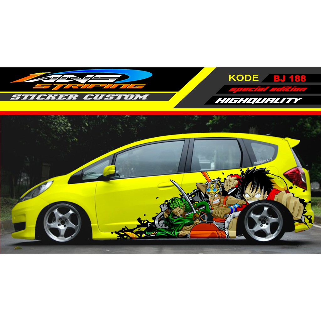 Honda JAZZ STICKER / CAR STICKER DECAL / CAR STICKER / BRIO CAR STICKER ...