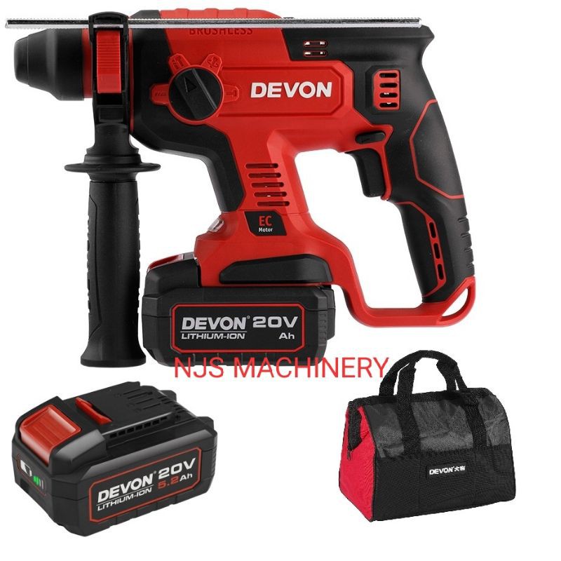 DEVON CORDLESS ROTARY HAMMER 5401LI 20V | Shopee Malaysia