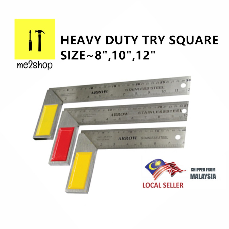 HEAVY DUTY TRY SQUARE | Shopee Malaysia