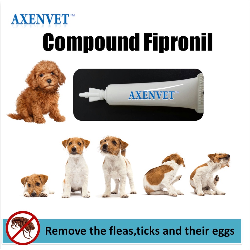 AXENVET PET Compound Fipronil / Remove the fleas,ticks and their eggs ...