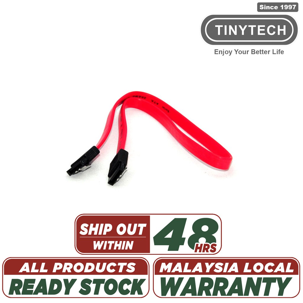 SATA Serial ATA Data Cable 50cm SATA(F) to SATA(F) Tinytech(CB-SATA150 ...