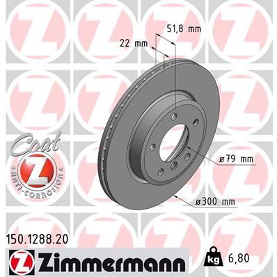 ZIMMERMANN (300mm /286mm)BRAKE DISC BMW E36 E46 / 318i 325i 328i (FRONT ...