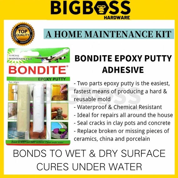 BigBoss - Bondite Epoxy Putty Glue 60gm | Your Ideal Home Maintenance ...