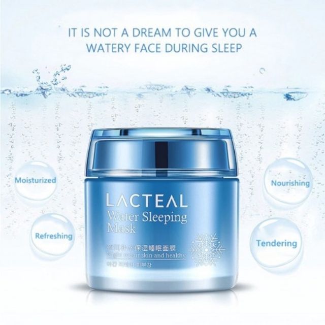 Lacteal Water Sleeping Mask | Shopee Malaysia