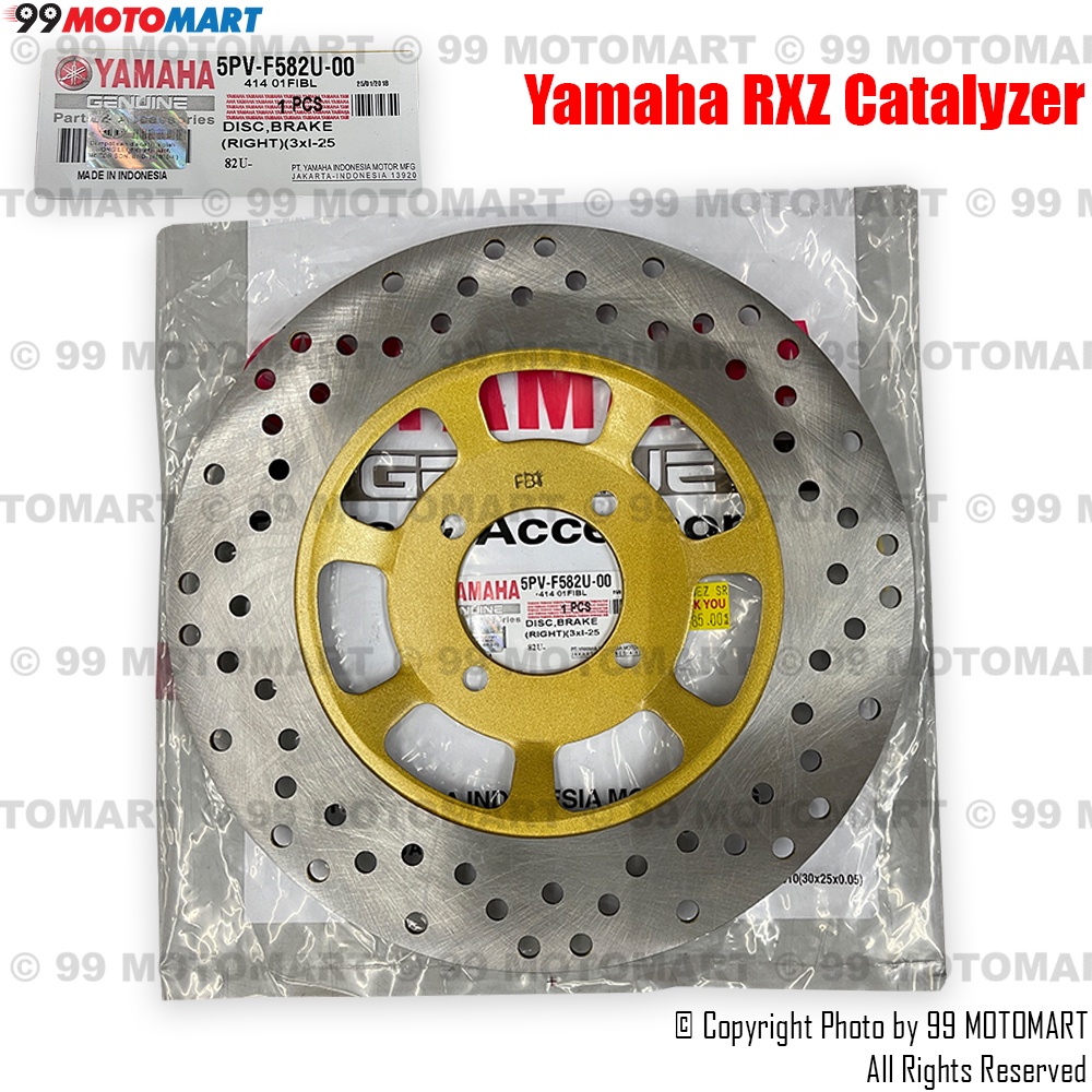 Yamaha RXZ Brake Disc RXZ 135 RXZ Catalyzer Disc Plate Front Piring RXZ ...