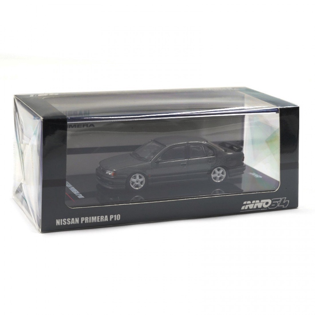 Inno64 IN64-P10-GMG 1/64 NISSAN PRIMERA P10 GUN METAL GREY DIECAST ...