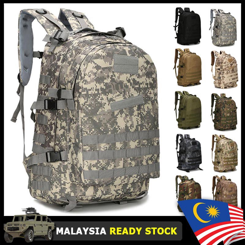 ️Ready Stock️ Army Military 3D PUBG Level 3 Attack Tactical Backpack ...