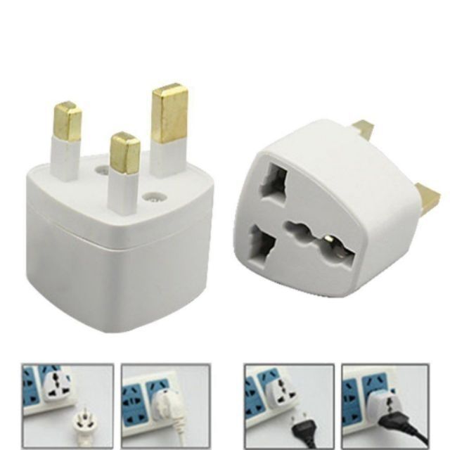 Universal Plug 3 Pin Plug UK plug 3 Pin Conversion Plug Universal ...