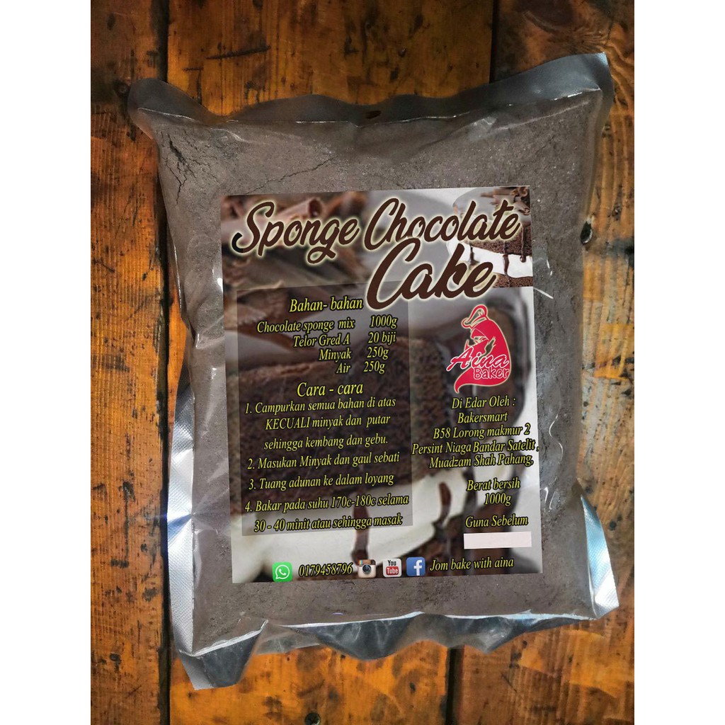 Chocolate Super Sponge PREMIUM MIX 500g | Shopee Malaysia