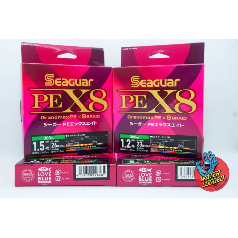 Seaguar PE X8 Grandmax 300M/400M Multicolor | Shopee Malaysia