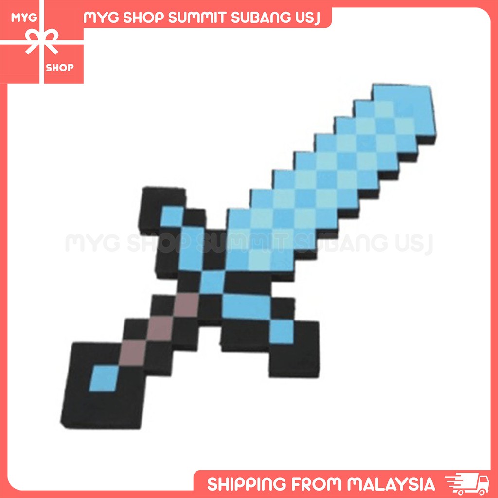 OEM 8 Bit Minecraft Game Soft Foam Pretend Play Cosplay Weapon ...