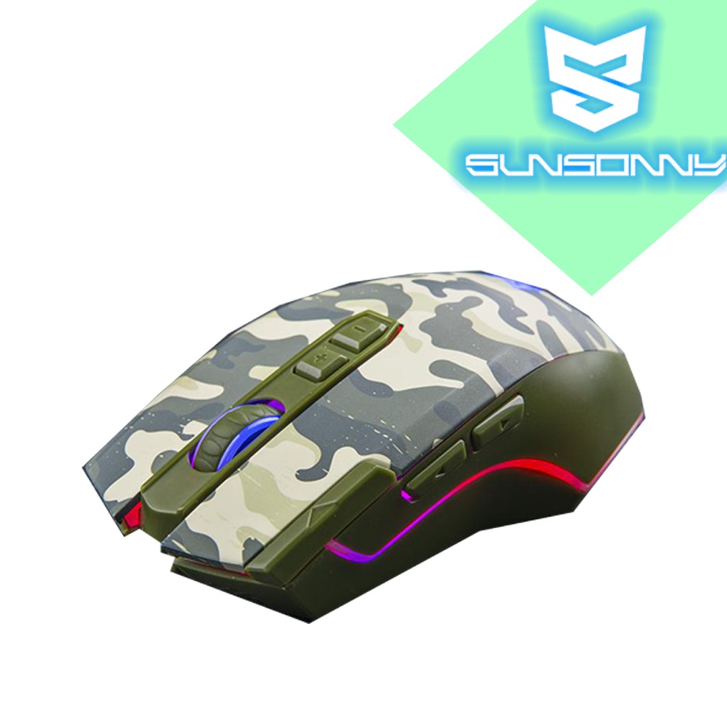 Sunsonny Wired Gaming Mouse Camouflage RGB M17 | Shopee Malaysia