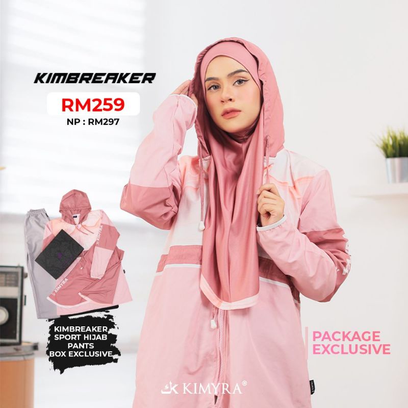 KIMBREAKER EXCLUSIVE (KIMBREAKER+HIJAB+PANTS+FREE BOX) SPORT ATTIRE ...