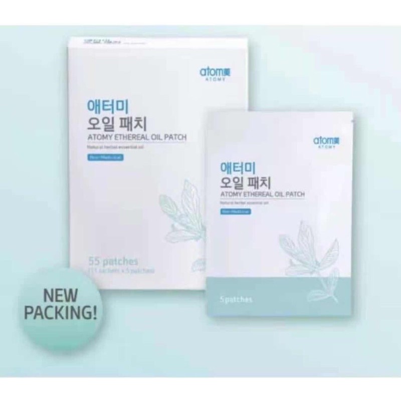 Atomy Ethereal Oil Patch 1 Pack 5 Pcs【Ready Stock】 | Shopee Malaysia