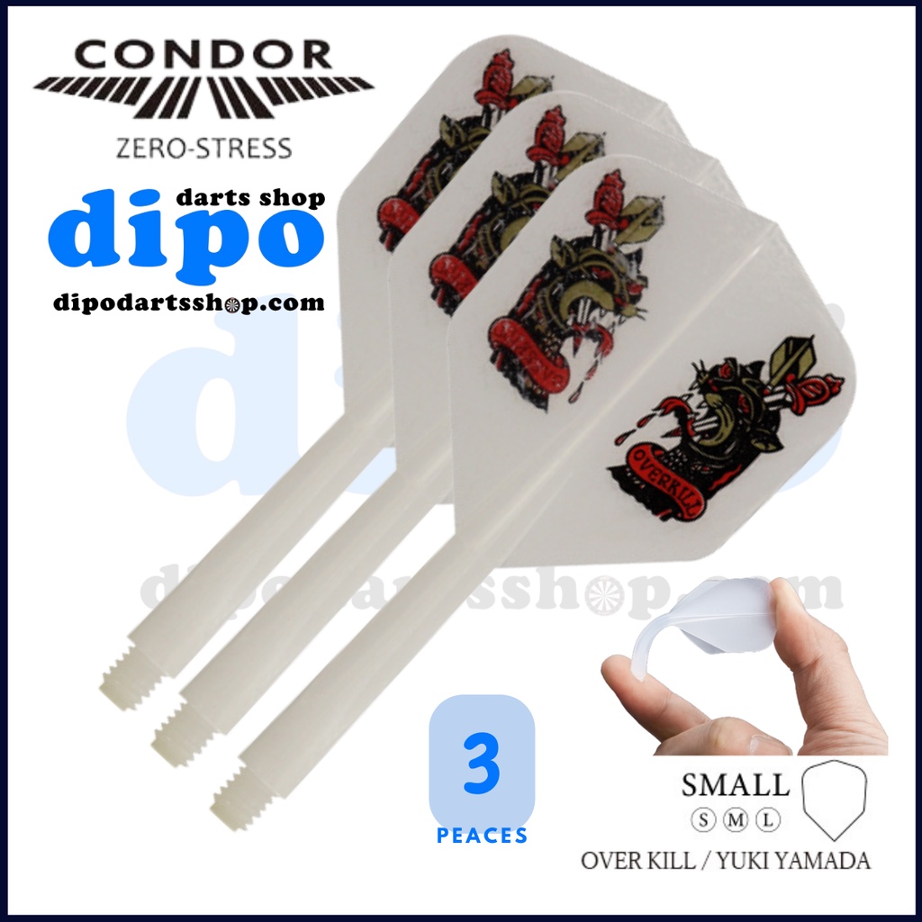 CONDOR Zero Stress Darts Flight + Shaft ( OVER KILL )【 Small (Shape ...