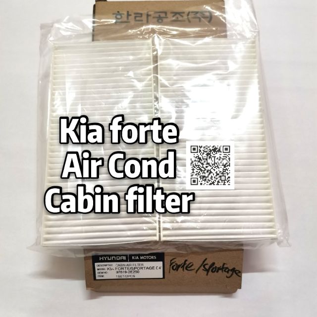 Kia Forte, Sportage 07, Tucson Air cond Cabin Blower Air Filter SET ...