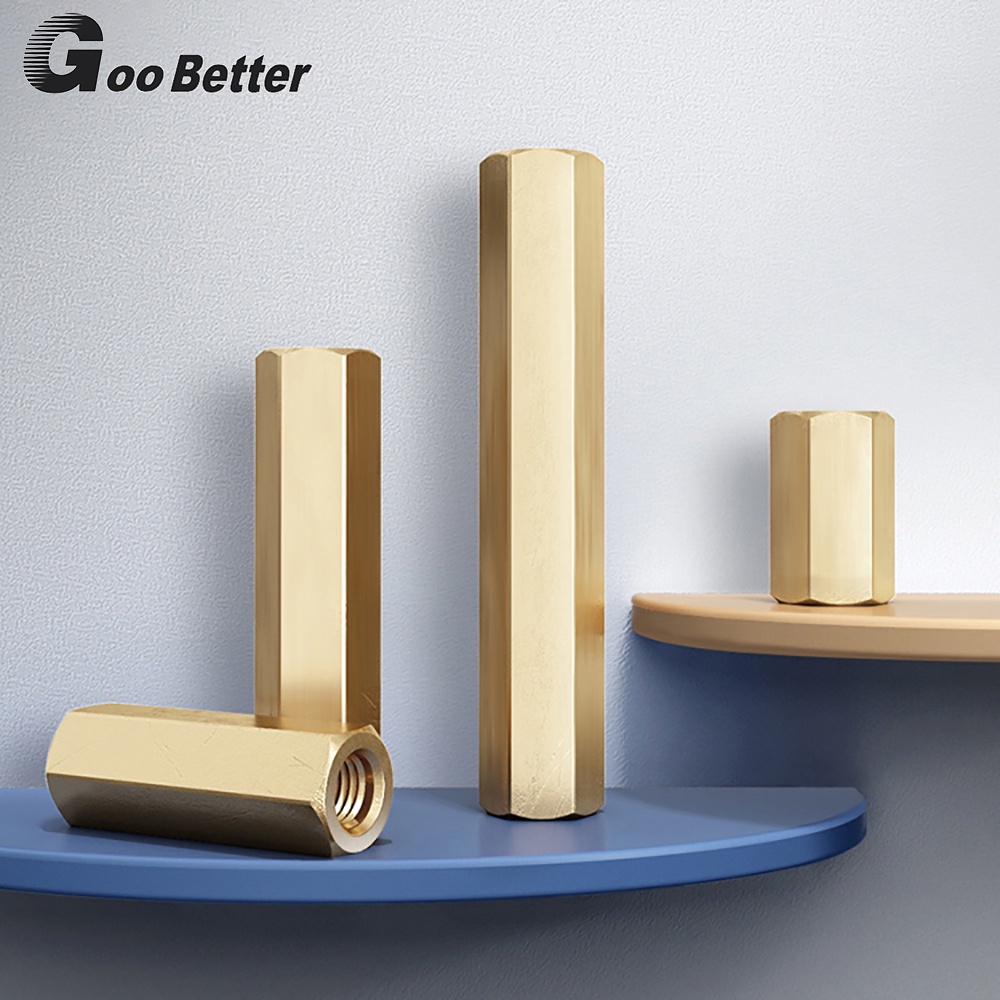 M2 M2.5 Female-Female Spacer Thread Pillar Extra Long Brass PCB Studs ...