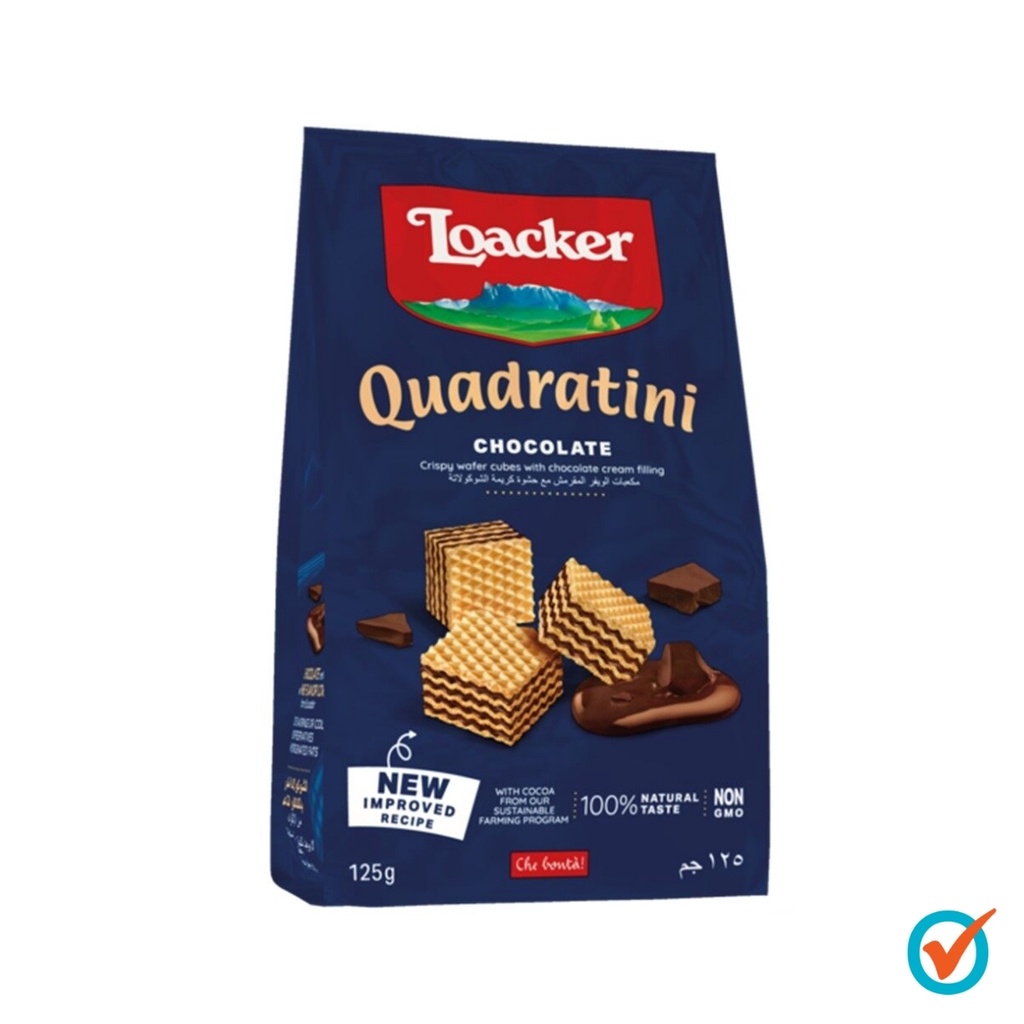 Loacker Quadratini Chocolate 125g | Shopee Malaysia