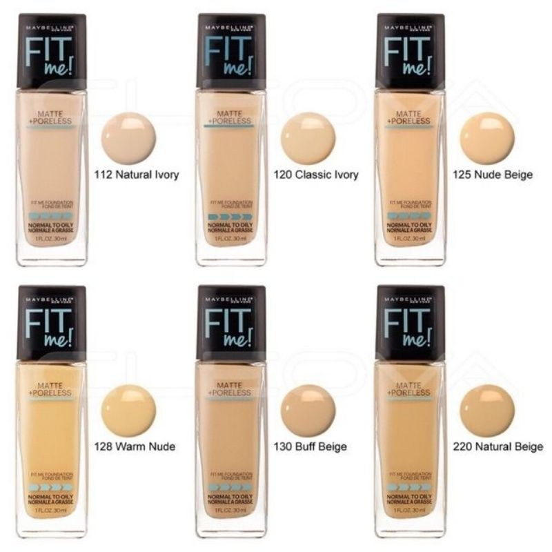 Maybelline Fit Me Matte + Poreless Foundation 30ml | Shopee Malaysia