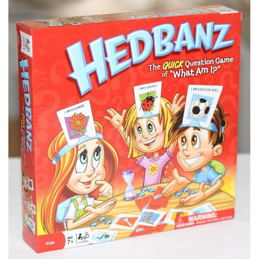 Hedbanz Game Guess The Card What Am I Board Game Toy Family Party ...