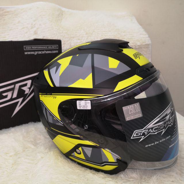GRACSHAW G838 GAIZER CAMO HELMET | Shopee Malaysia
