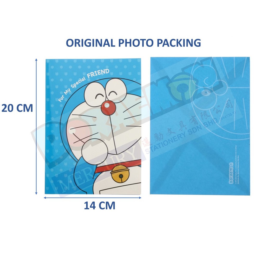 [ORIGINAL LICENSE] DORAEMON GREETING CARD WISHING CARD BIRTHDAY CARD ...