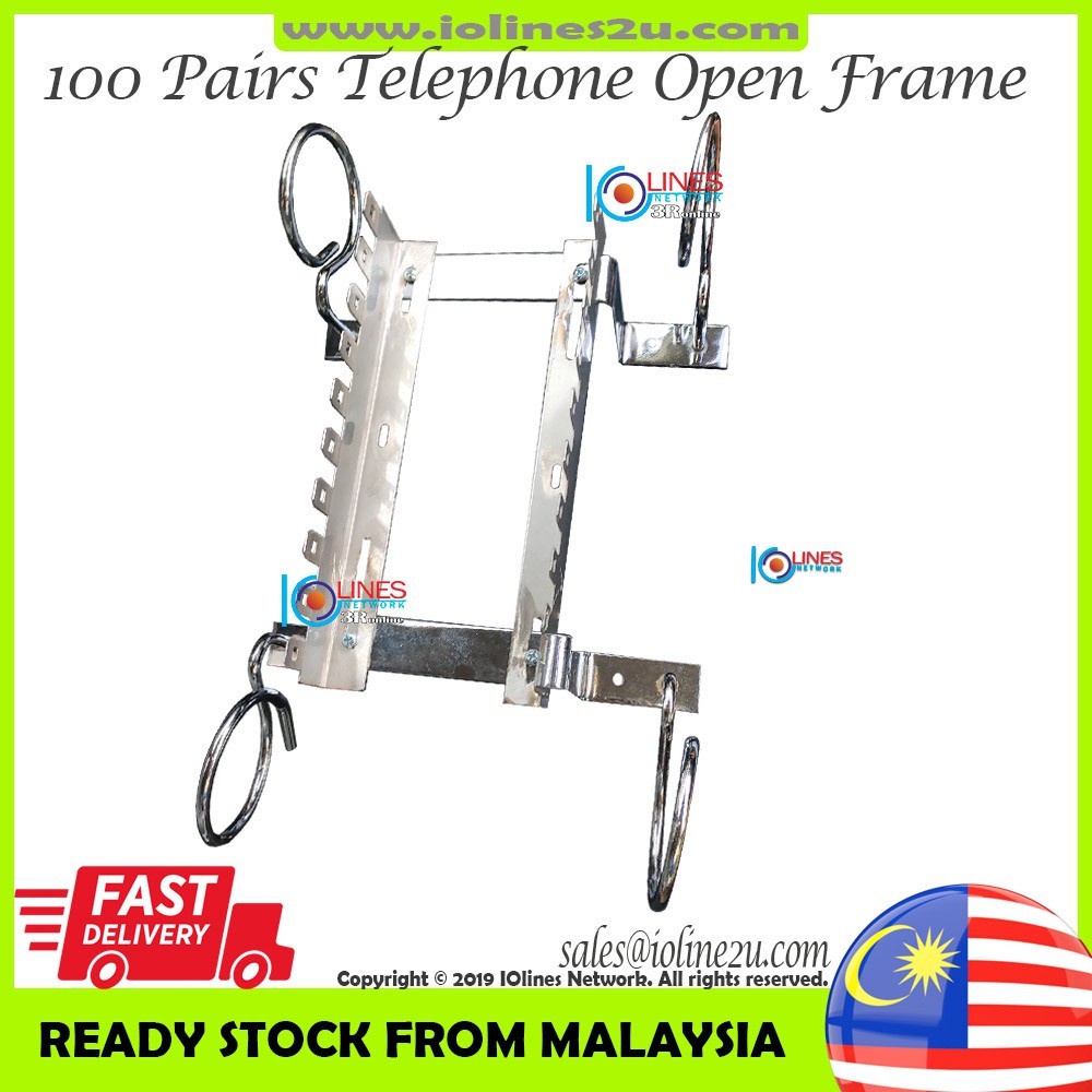 100 Pairs Open frame Telephone Krone 110 Indoor DB Distribution box ...