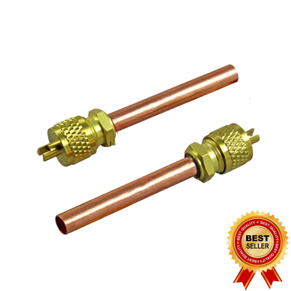 2hun 1/4'' r22 hose condenser charging valve Fridge Gas Head compressor ...