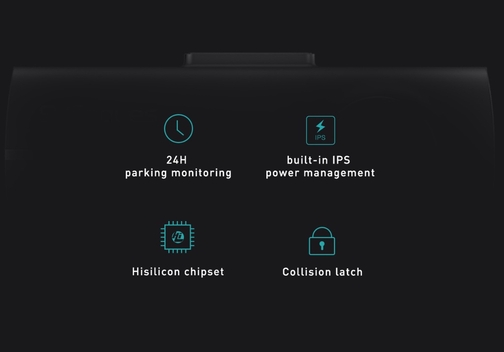DDPai A2 Dash Cam 1080p WiFi G-Sensor Parking Monitoring Up to 128GB SD ...