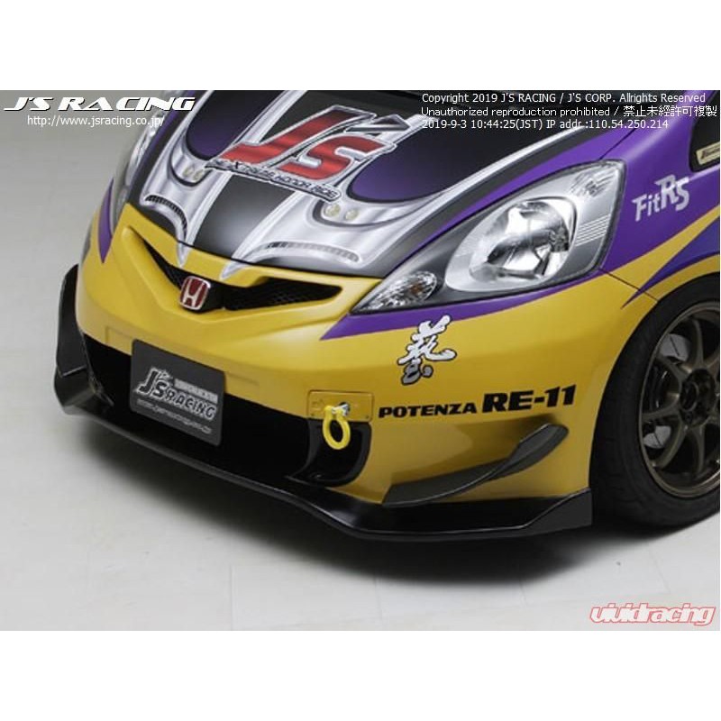 09 JAZZ GE6 PRE-FACELIFT J'S RACING FRONT BUMPER+CANARD | Shopee Malaysia