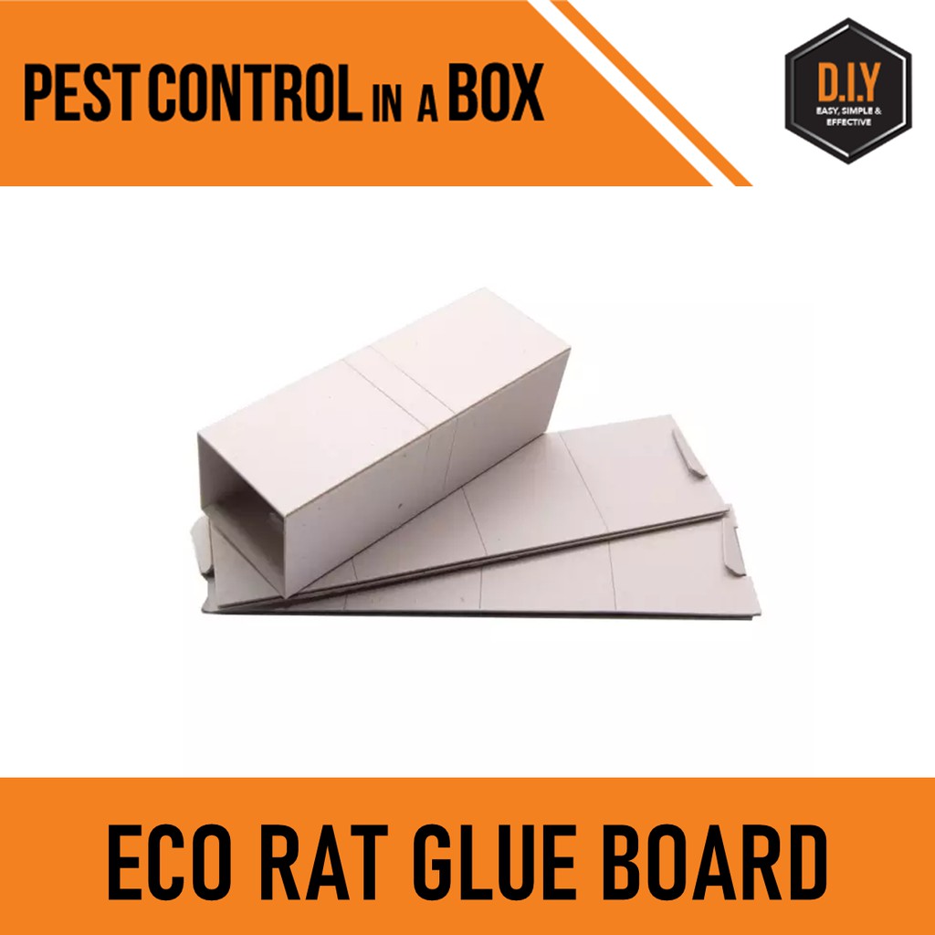 Pest Control in a Box Rodent Rat Mouse Trap Glue Board - 3 Pieces ...