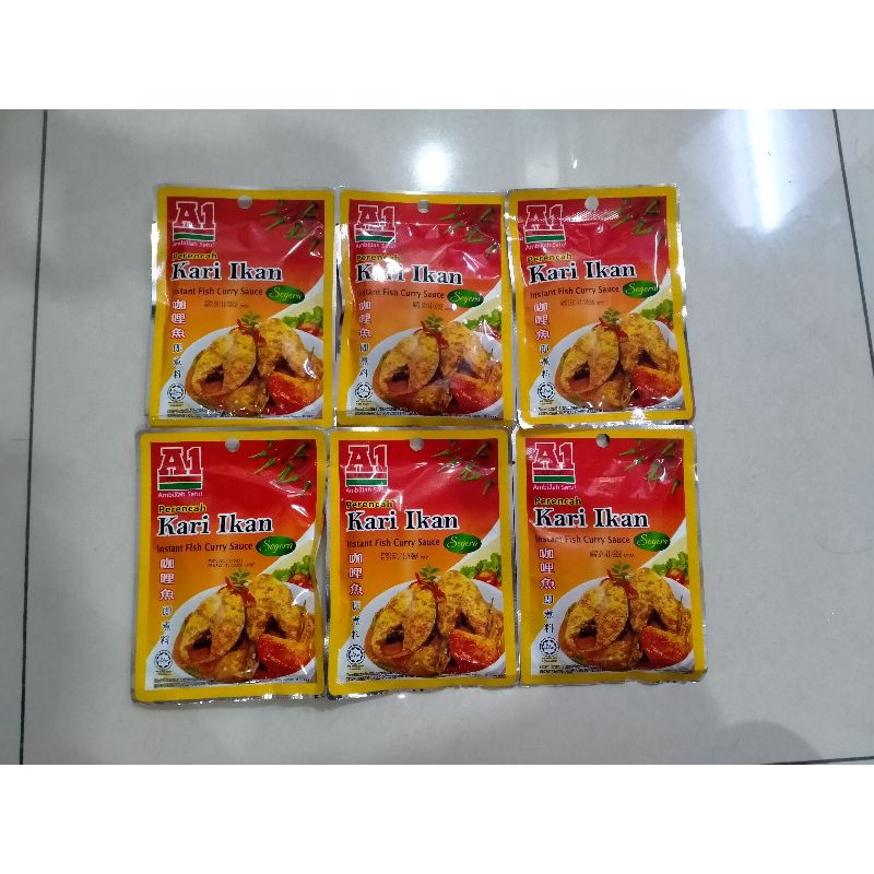 A1 Fish Curry Ikan -100 gram -1pack only | Shopee Malaysia
